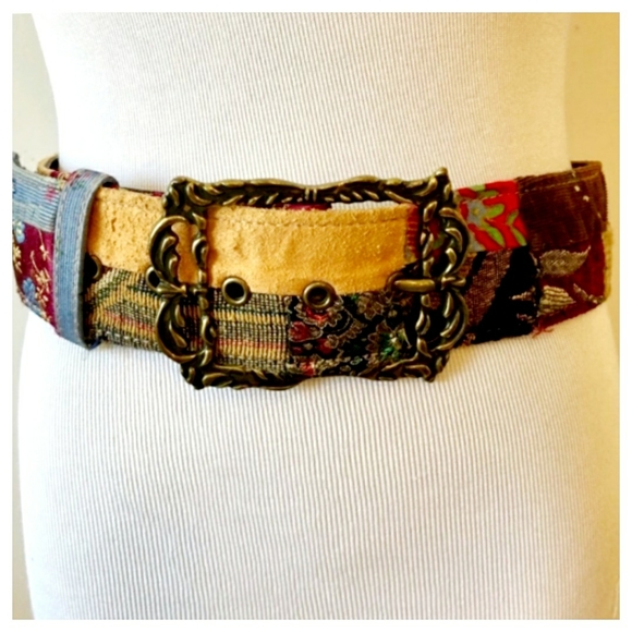 Private Label | Accessories | Vintage Multipatchwork Boho Style Belt ...